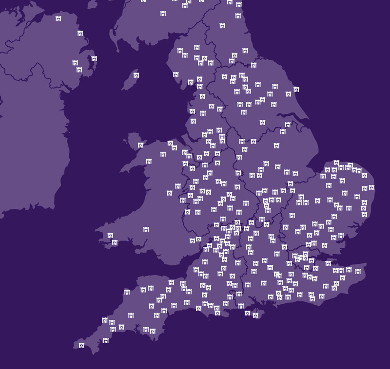 Map Of English Manor Houses